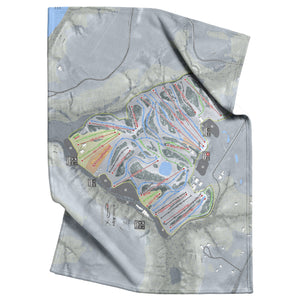 Afton Alps, Minnesota Ski Resort Map Blanket | Powderaddicts