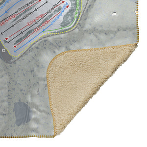 Afton Alps, Minnesota Ski Resort Map Blanket | Powderaddicts