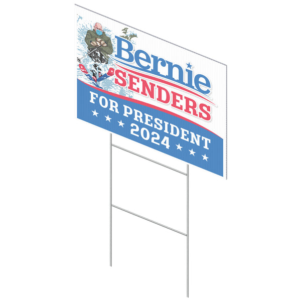 Bernie Senders For President 2024 Yard Sign - Powderaddicts