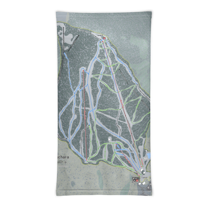 Cuchara, Colorado Ski Trail Map Printed Neck Gaiter | Powderaddicts