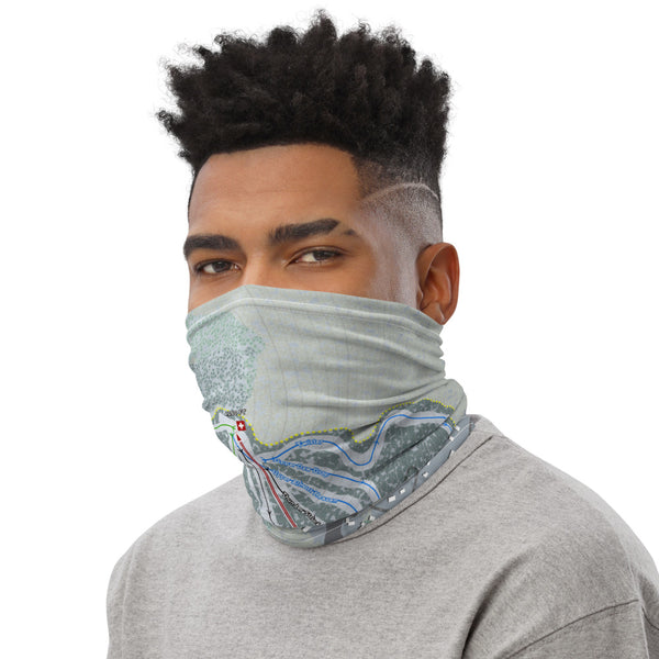 Timberline Mountain, West Virginia Ski Trail Map Printed Neck Gaiter ...