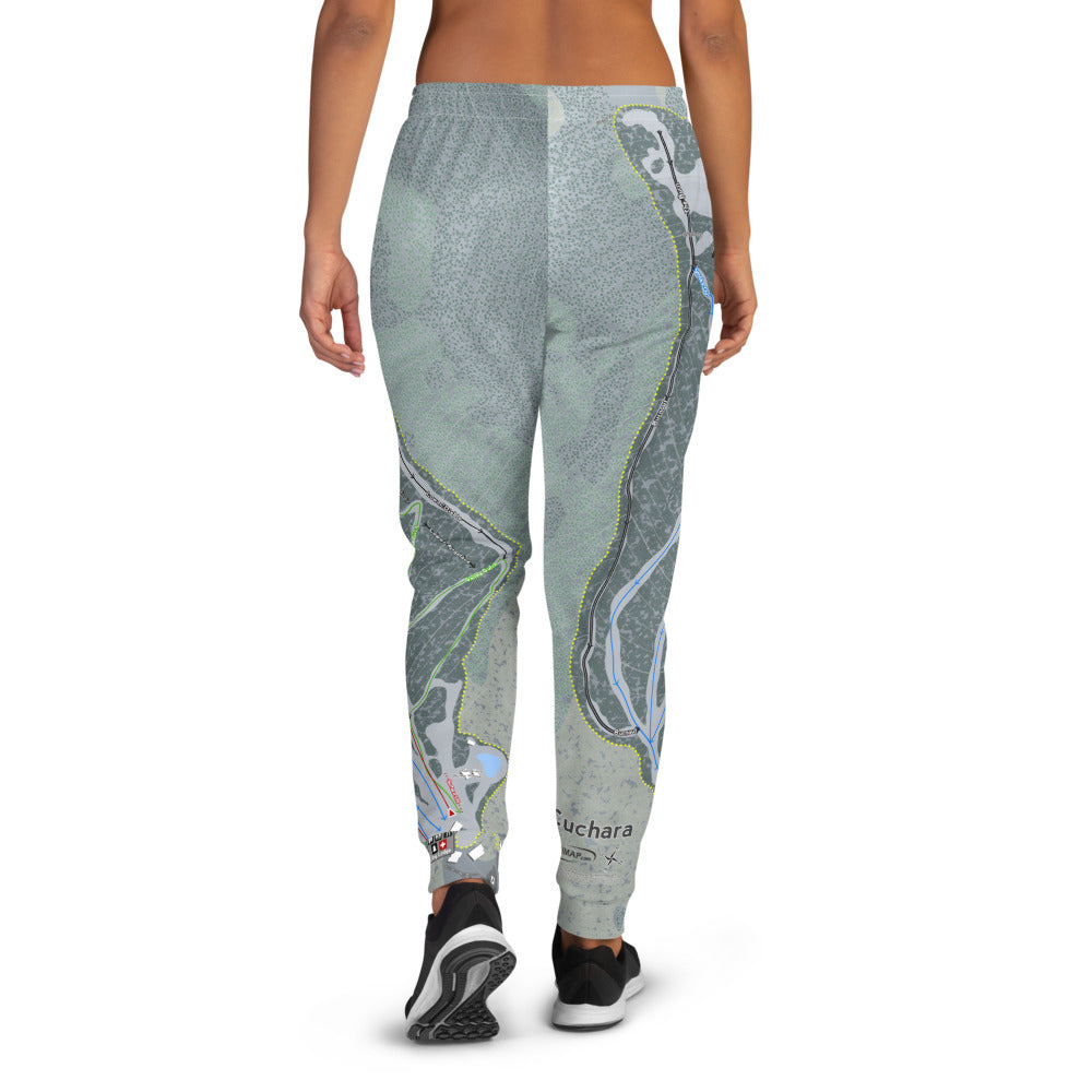 Cuchara, Colorado Ski Trail Map Women's Mid-Layer - Powderaddicts