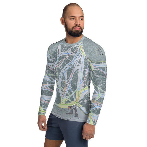 Showdown, Montana Ski Trail Map Men's Base Layers | Powderaddicts