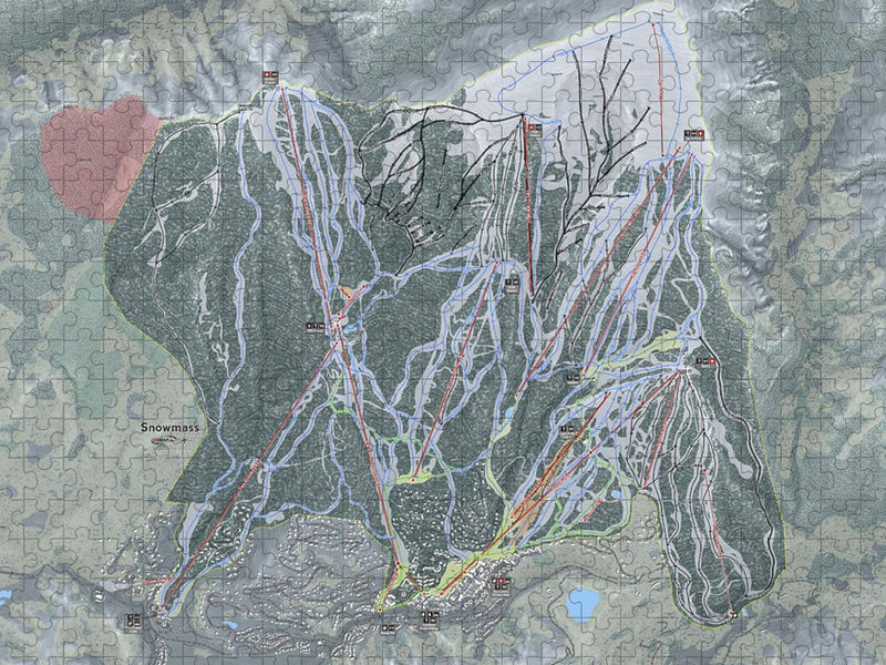 Ski Resort Map Puzzles - Powderaddicts