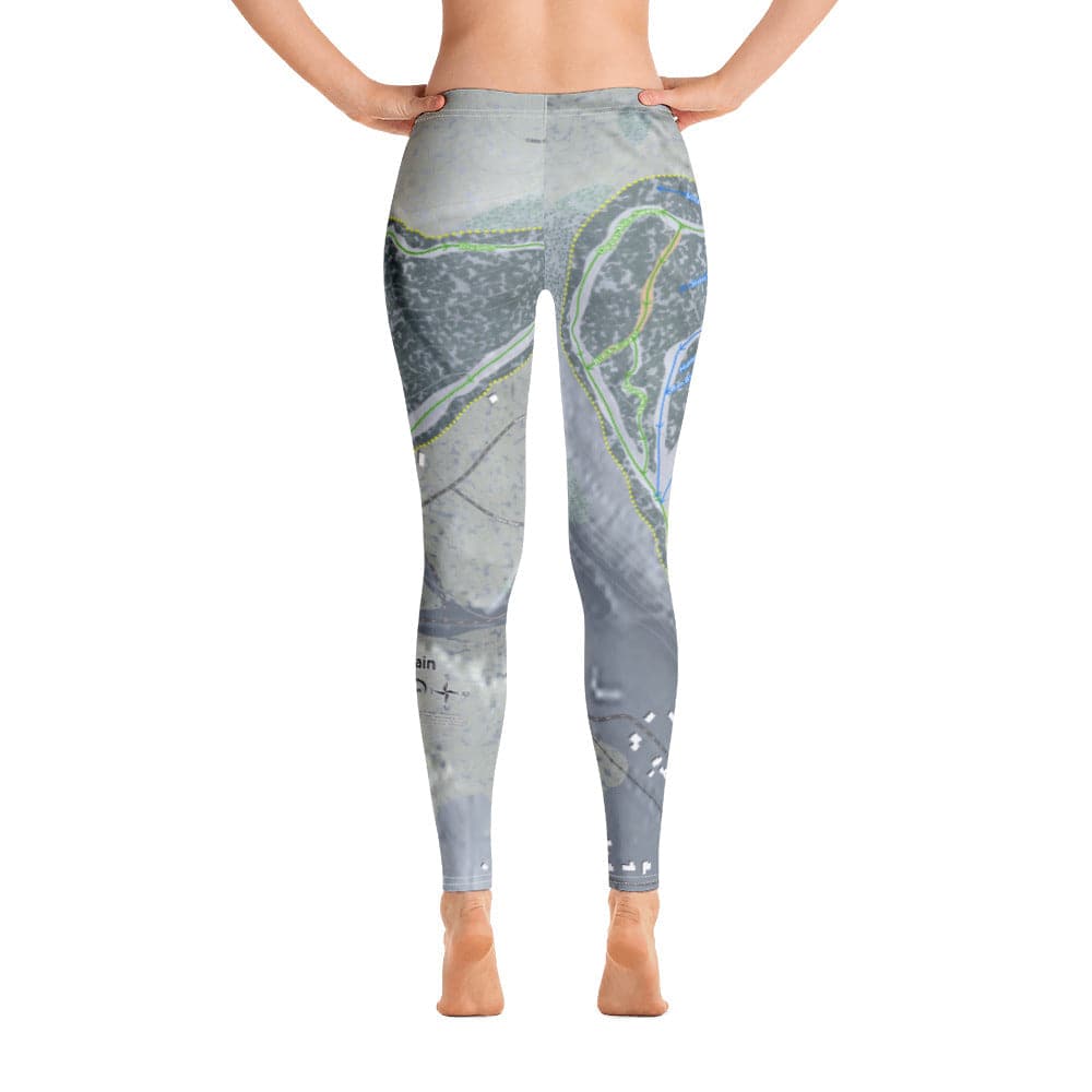 Swain, New York Ski Trail Map Women's Base Layer Bottom - Powderaddicts