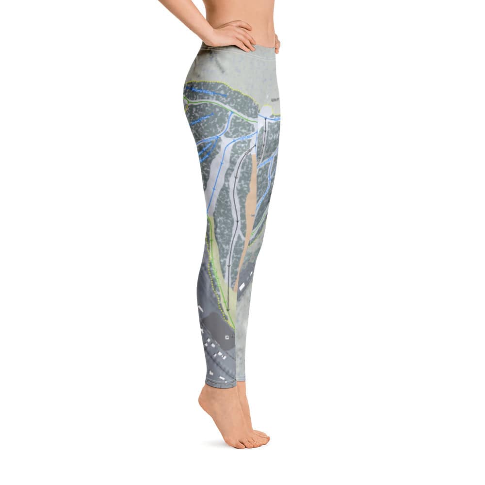 Swain, New York Ski Trail Map Women's Base Layer Bottom | Powderaddicts