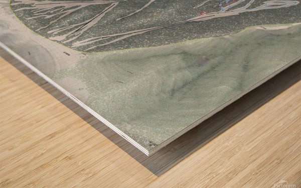 Ski Trail Map Wall Art | Powderaddicts